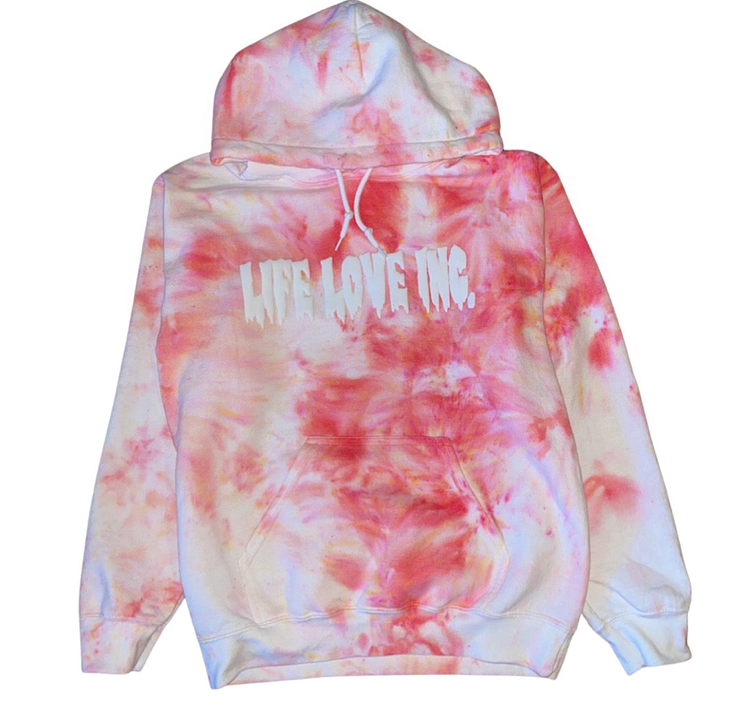 Puffed Creepy Ink Coral Hoodie – Life Love Incorporated